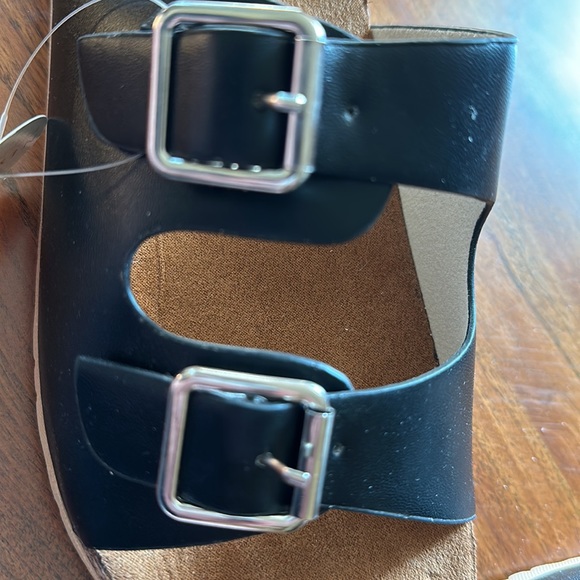 Danskin | Shoes | New In Box Vegan Danskin Doublestrap Sandals With Low ...